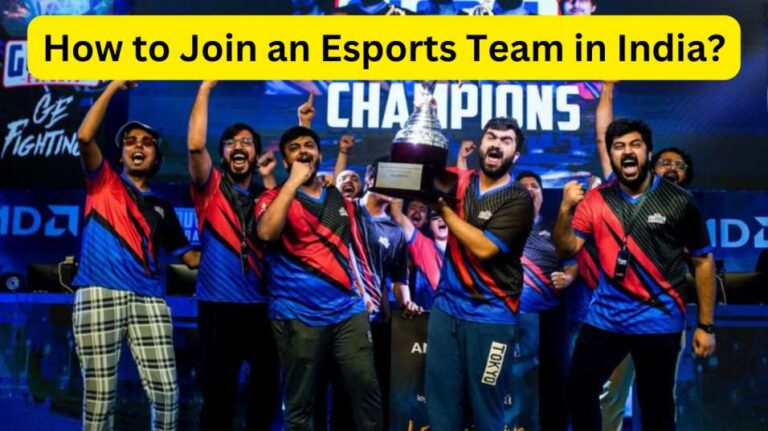 How to join Esports team in India